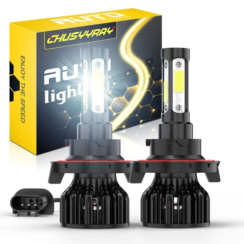 9008/H13 6000K 110W LED Headlight High Low Beam Bulbs For Plug&Play ...