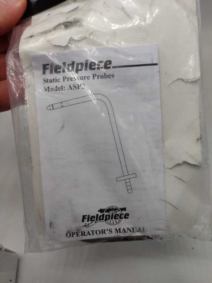 FIELDPIECE STATIC PRESSURE PROBES 2/PK ASP2 | eBay