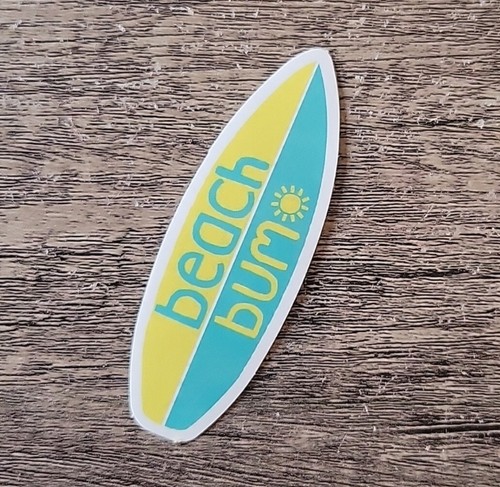 Beach Bum Sticker NEW | eBay