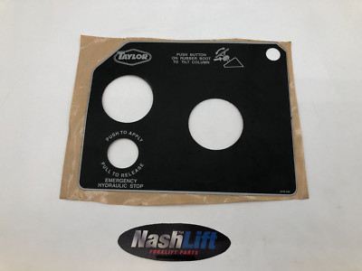3376345 RH DASH PNL DECAL XC FITS TAYLOR SK-01240412CN | eBay