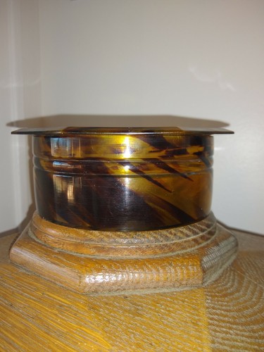 Vintage 20’s Art Deco Pyralin Faux Tortoise Shell Hair Receiver Box | eBay