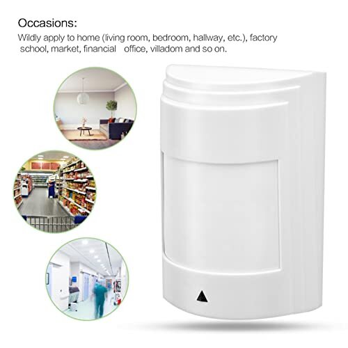 Infrared Sensor Alarm Wired Motion Sensor PIR Motion Detector Wired ...