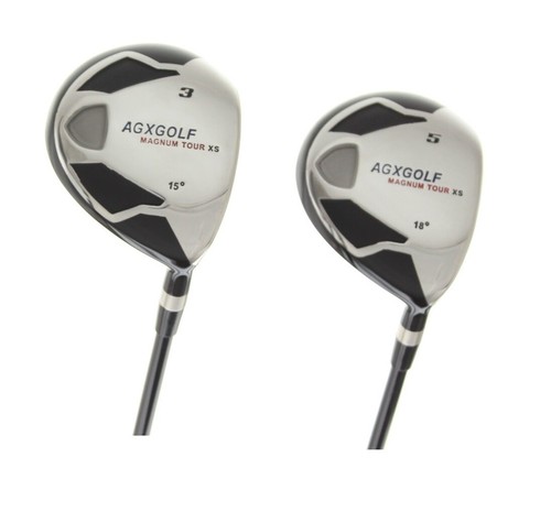 AGXGOLF MEN'S MAGNUM XS EDITION 3 & 5 FAIRWAY WOODS SET, GRAPHITE ...