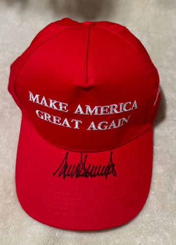 DONALD TRUMP AUTOGRAPHED AUTO SIGNED TRUMP BASEBALL HAT w/ COA MAGA ...