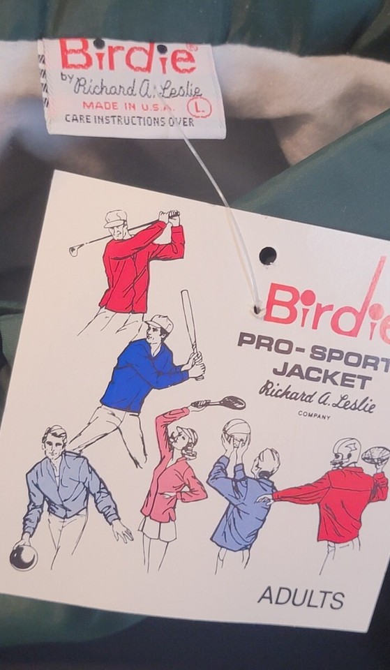 Vintage OLD STOCK DEKALB PFIZER SEED CORN JACKET LARGE Birdie brand w ...