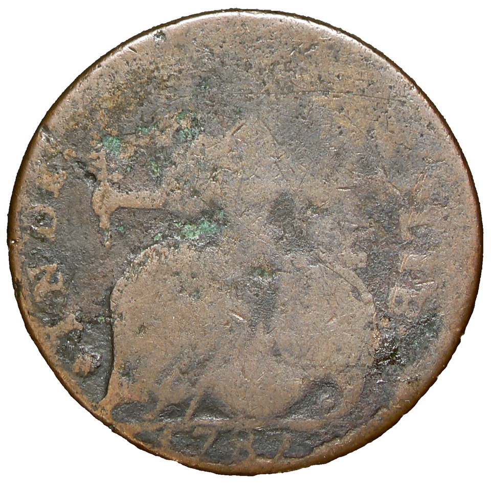 1787 Connecticut Token Half Penny US Colonial #24129 | eBay