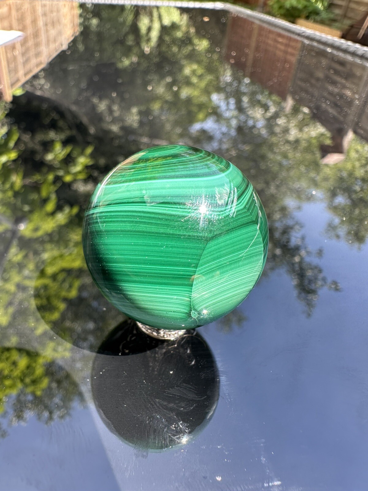 Real genuine natural malachite crystal sphere gemstone ball M12 | eBay UK