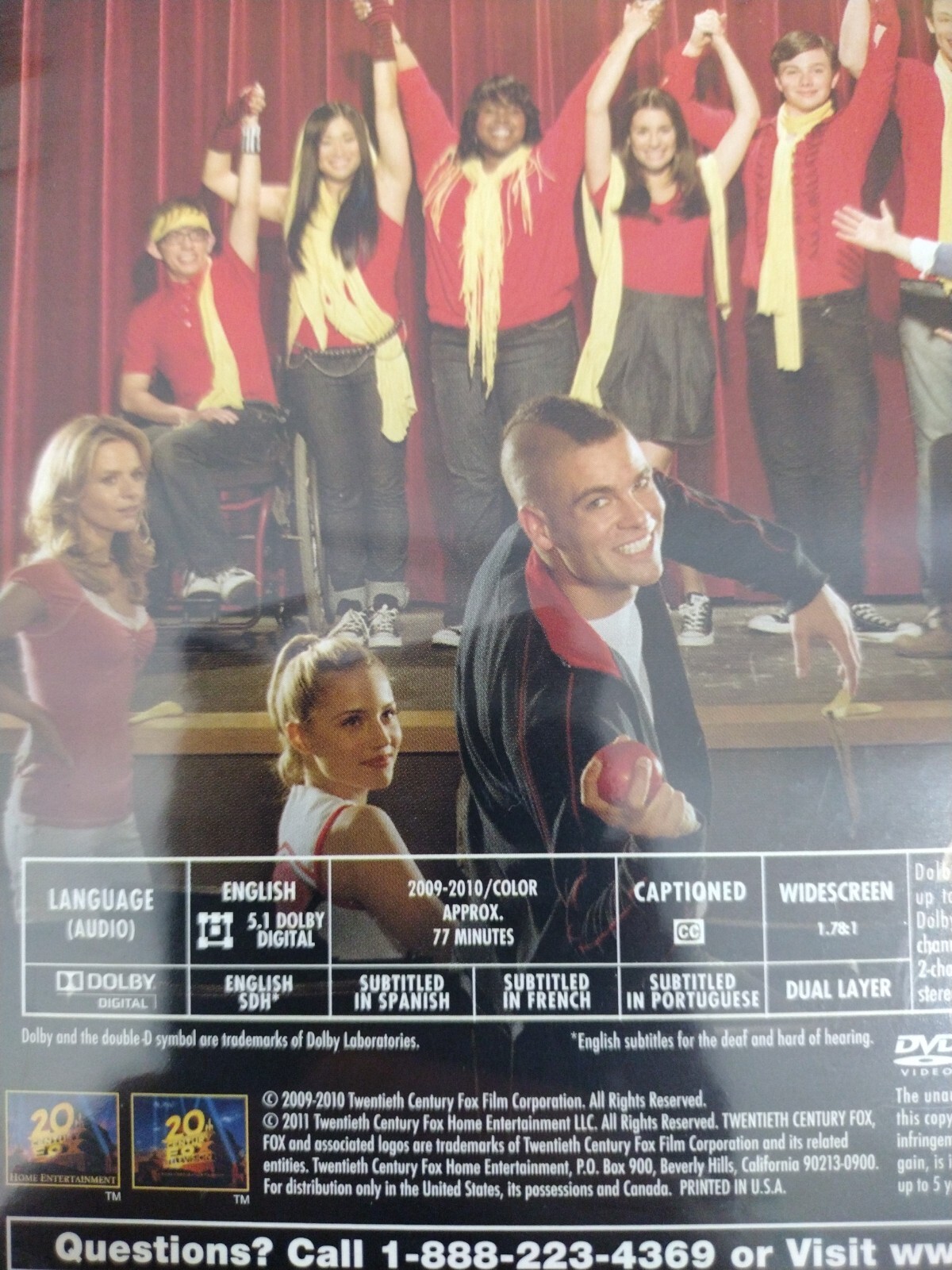 Glee Encore Over 30 Great Musical Performances Back to Back DVD 2010 ...