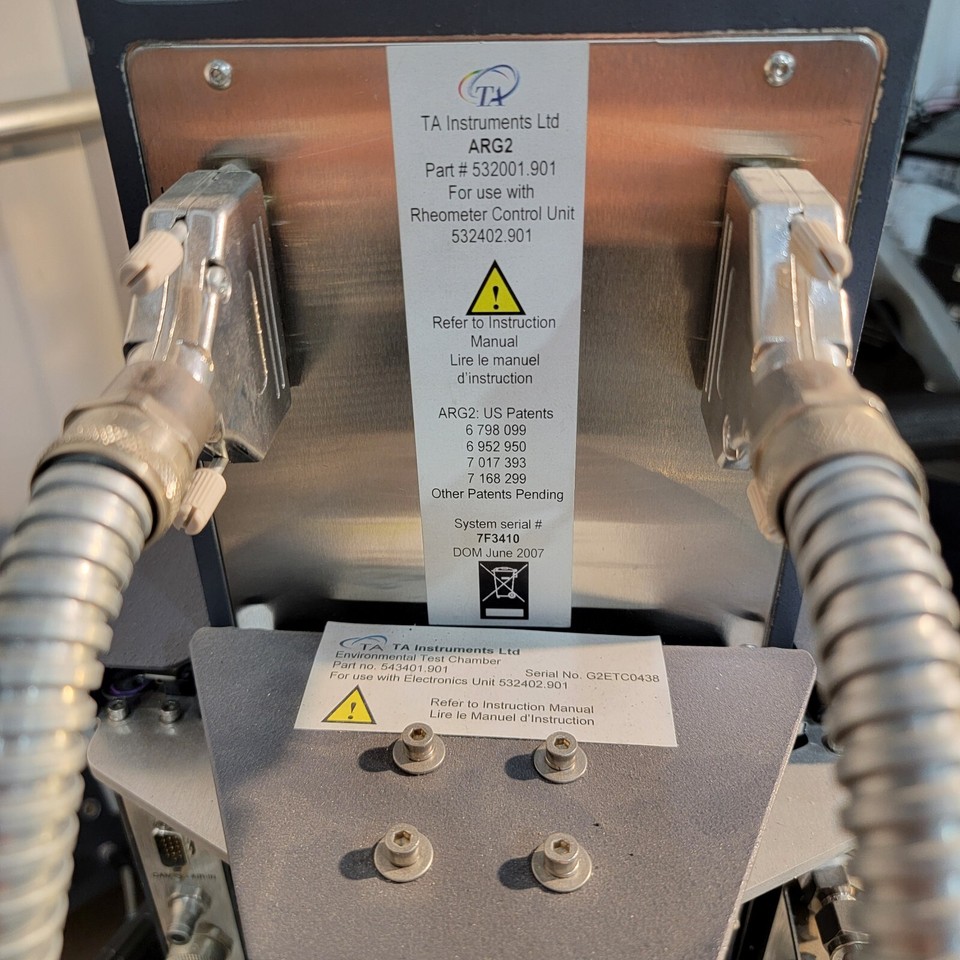 TA AR-G2 Rheometer w/ Controller, Computer, Software, Heat Ex, LN2 Hose ...