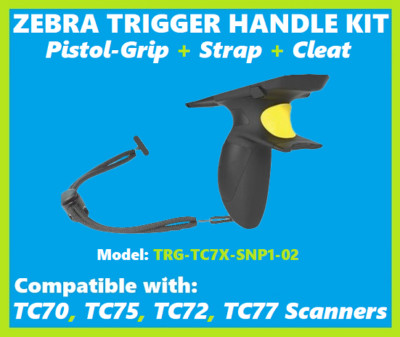 Zebra TRG-TC7X-SNP1-02 PistolGrip Trigger Handle Kit to TC70 TC75 TC72 ...