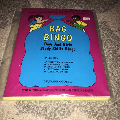 Unused Bag Bingo Boys & Girls Study Skills Bingo | eBay
