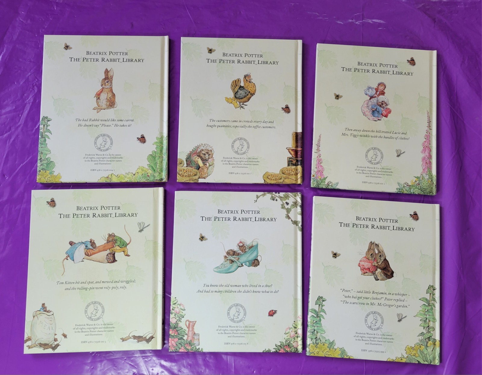The Complete Peter Rabbit Library Boxed Set 23 Hardcover Books Beatrix ...