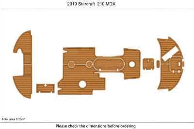 2021 Starcraft MDX 210 OB Swim Platform Cockpit EVA Foam Teak Deck ...