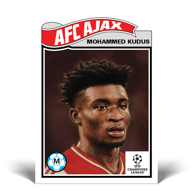 Topps UCL Living Set - Card 550 - Mohammed Kudus - AFC Ajax Amsterdam ...
