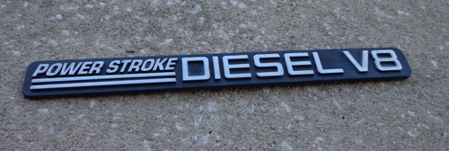 Ford Power Stroke Diesel V8 emblem badge decal F-250 F-350 OEM Genuine ...