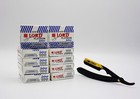 1000 Lord Platinum Saloon Single Edge Razor Blades+ LOTUS Black metal ...