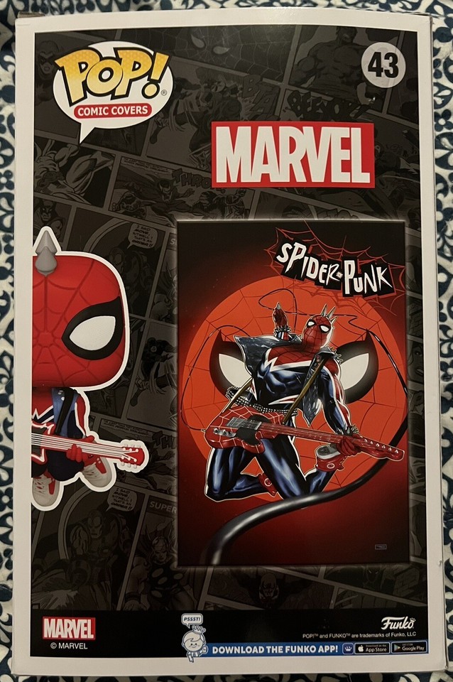 SPIDER-PUNK SPIDER-MAN #43 MARVEL TARGET EXCLUSIVE FUNKO POP COMIC ...