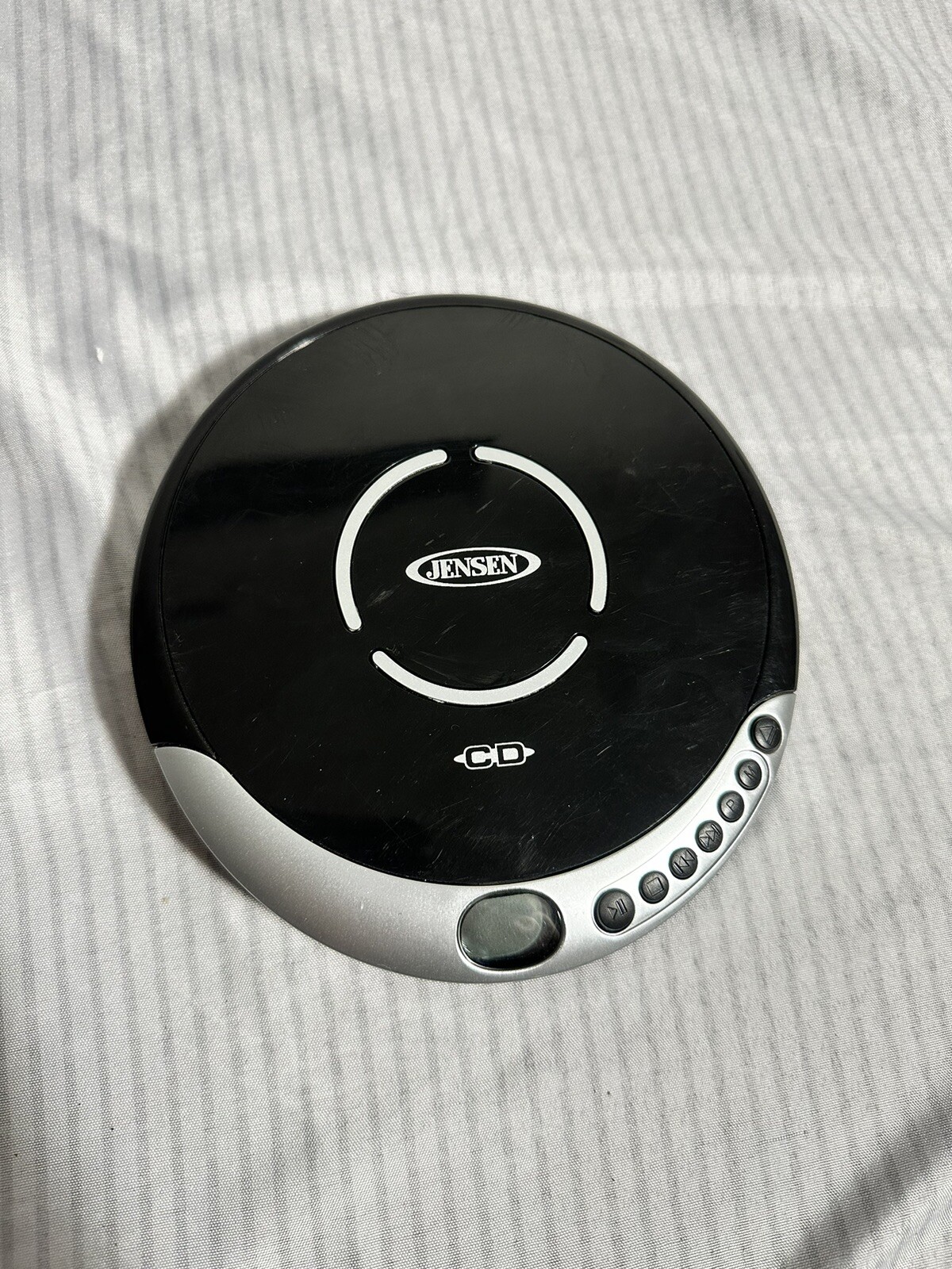 Jensen JENCD60R Portable CD Player - Silver/Black Walkman 77283966019| eBay