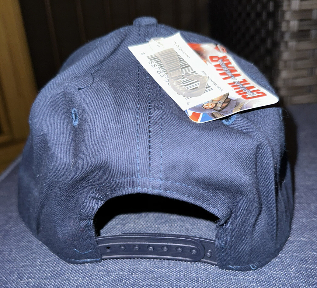 Marvel Civil War Captain America Iron Man Avengers Snapback Hat one ...