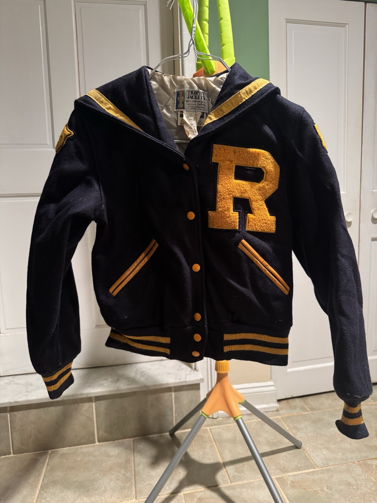 Vintage 60s Trophy Jackets Varsity Letter Jacket Size… - Gem