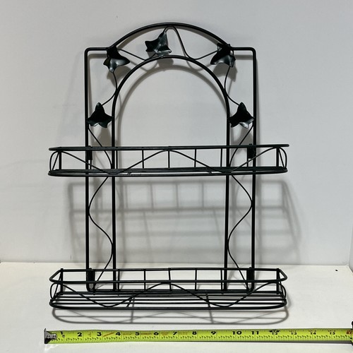 Vintage Metal Wire Ivy Wall Shelf Rack | eBay