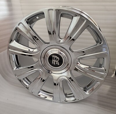 Original 21" Rolls Royce OEM Wheels Chrome Rims Ghost Wraith Dawn ...