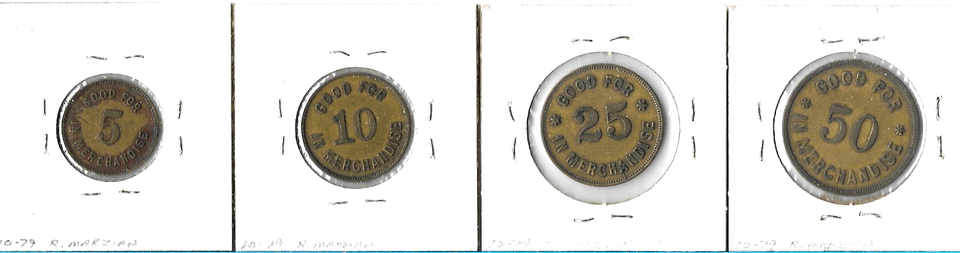 4 Anchor, KY Coal Scrip Tokens R.C. TWAY MINING CO. INCORPORATED | eBay