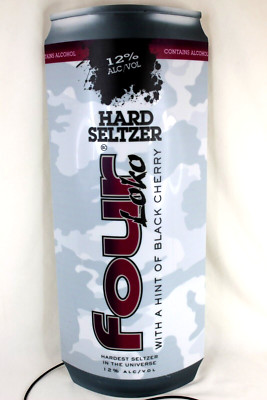 Four Loko Hard Seltzer Black Cherry Wall Hanging Display Lighted Sign ...