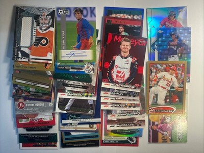 Lot Of 34 Assorted Multisport Cards Auto Patch Relic Numbered Parallels ...