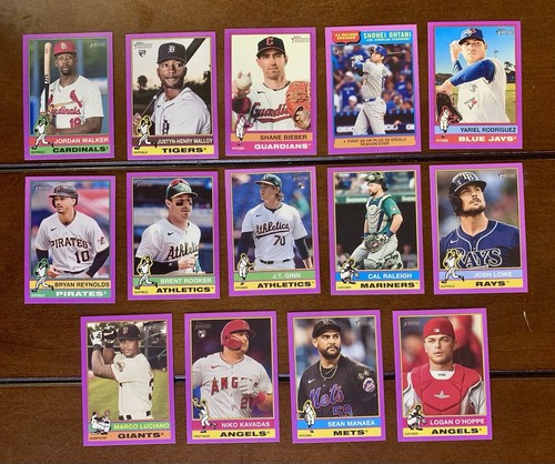 Topps Heritage 2025 Card Lot Of 46. Parallels And inserts. | eBay