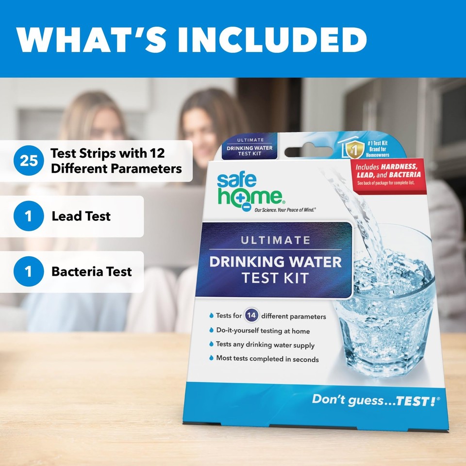 ® 14-in-1 DIY Drinking Water Test Kit – Includes The #1 Selling Lead ...