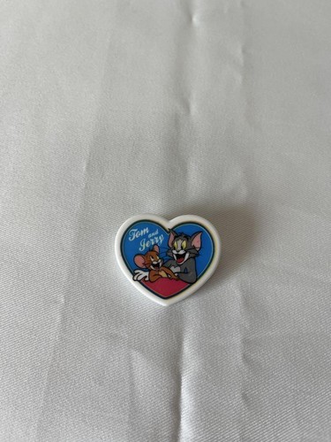 Tom and Jerry Heart-Shaped Clip, Blue and White | eBay