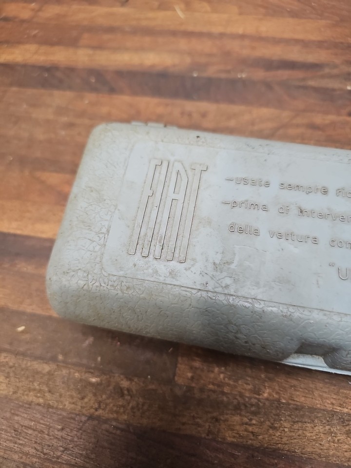 K248- Fiat Tool Kit - Gray Plastic Box - For 124 127 128? Or Other Models | eBay