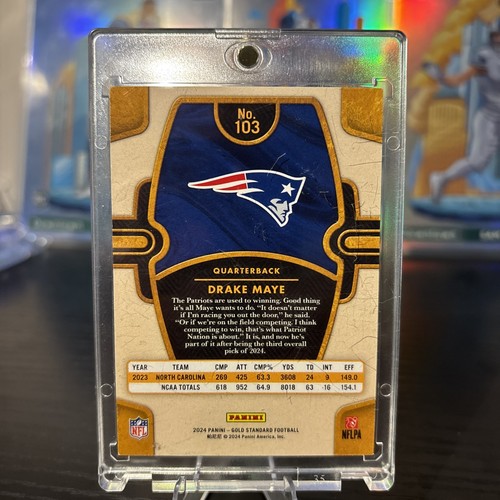 DRAKE MAYE 2024 PANINI GOLD STANDARD OPULENCE HOLO SILVER ROOKIE 14/24 ...