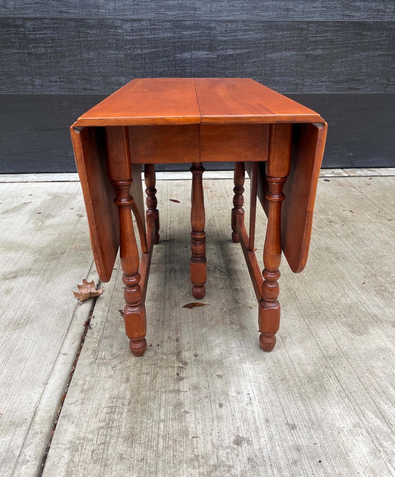Vintage Cushman Colonial Herman DeVries Maple Butterfly Dining Table | eBay