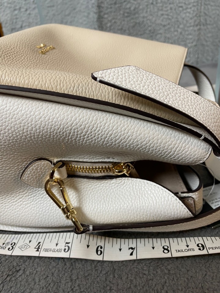 Kate Spade New York Handbag Knott Crossbody Tote Colorblock Purse Beige ...