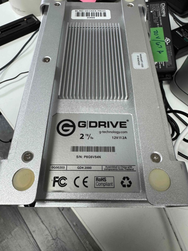G-TECHNOLOGY G-DRIVE 0G00203 2TB External Hard Drive 7200RPM eSATA USB Firewire | eBay