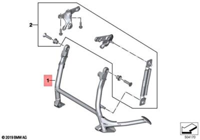 New Genuine BMW Complete Set Center Stand - F900XR (K84) 46528404256 | eBay