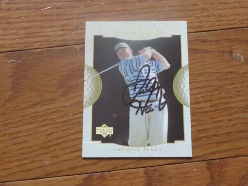 Dudley Hart Autographed Hand Signed Card PGA Golf Upper Deck | eBay