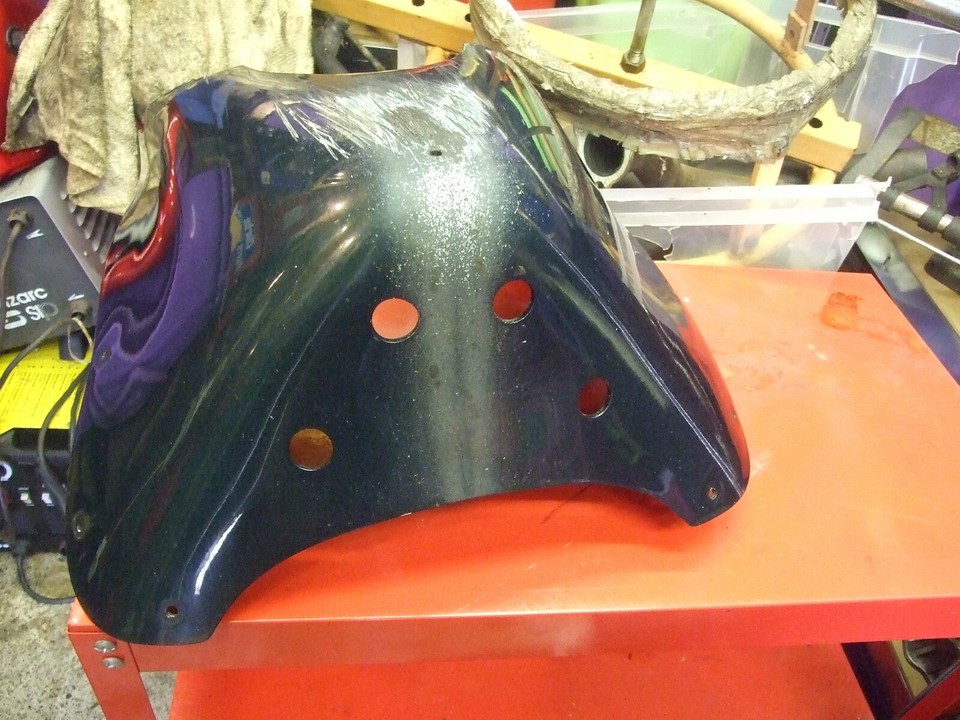 Triumph Trophy 1200 T312 96-03 fairing bellypan belly pan green | eBay