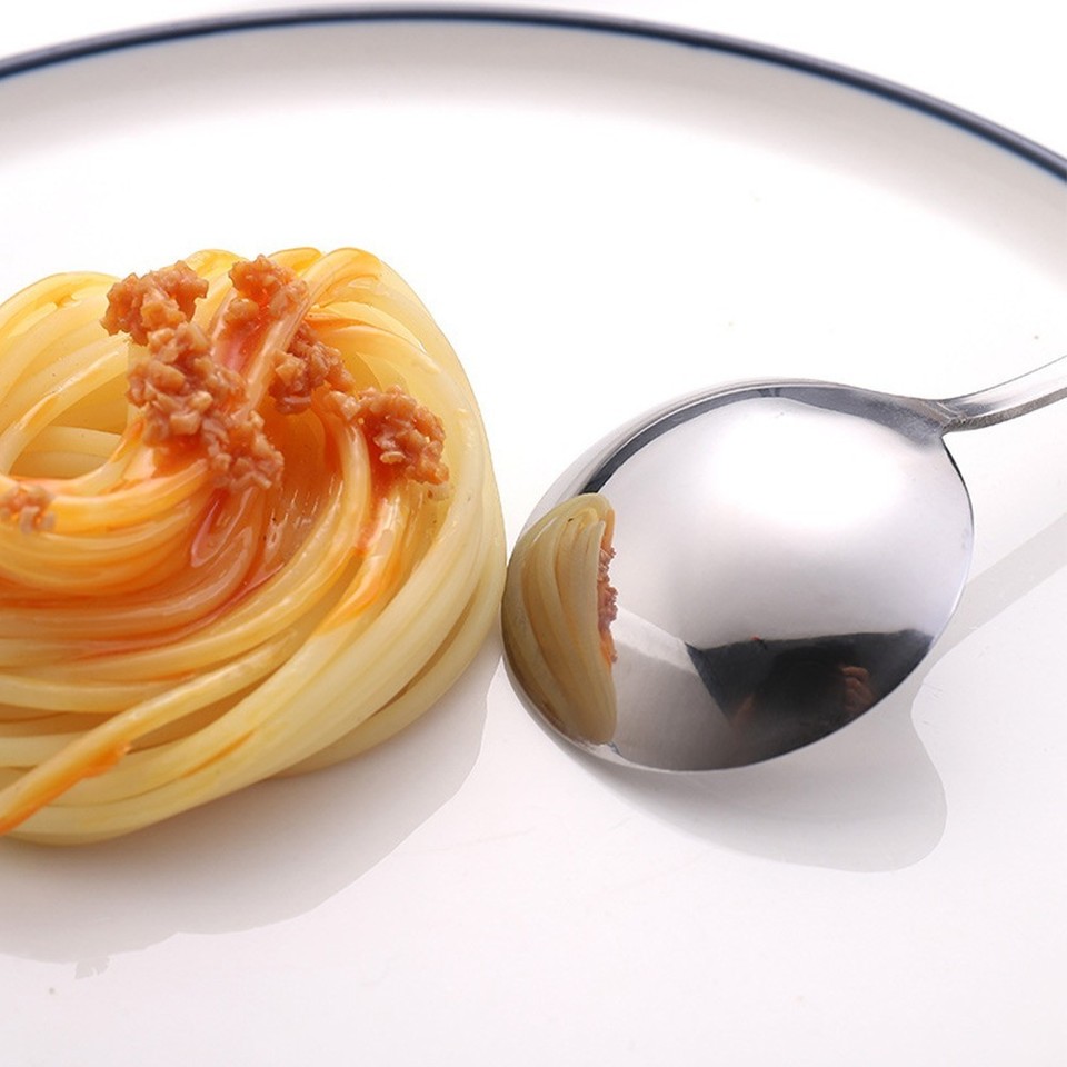 Soup Spoons Round Spoons Kitchen Essential Tools Long Handle Soup Ladle ...