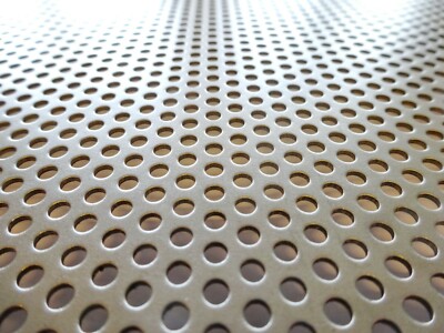 Lochblech,Rundlochung,Blech,Stahl roh,RV 3-5 mm,S 1 mm, 500x500mm,28,90 ...