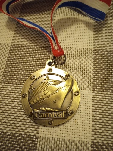 Carnival Cruise Medal Award Medallion Fun for All Ship Red White Blue ...