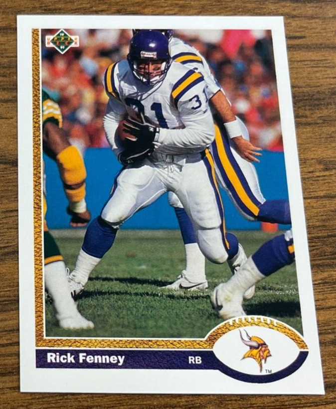 1991 Upper Deck Card # 425 Rick Fenney - Minnesota Vikings | eBay