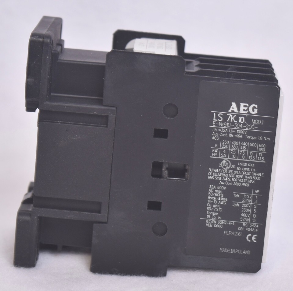 AEG LS 7K-10 Lighting Contactor | eBay