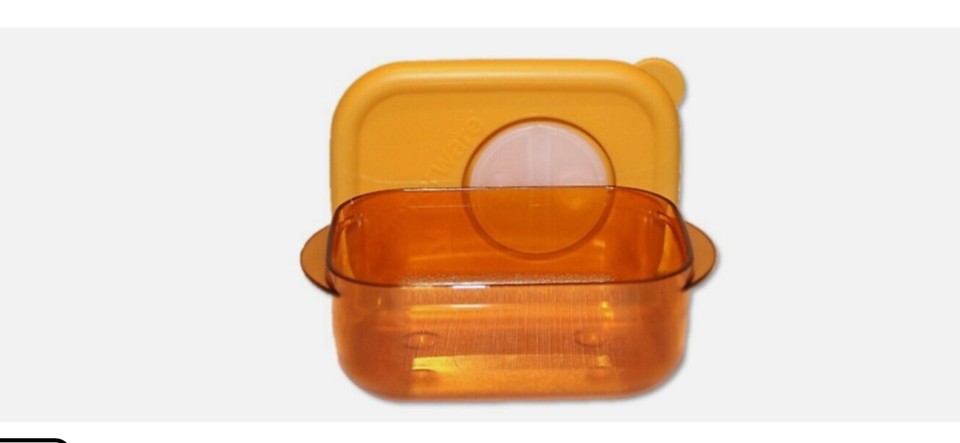 Tupperware Rock N Serve Rectangle 1 Cup Capacity Mini Vintage Jewel ...
