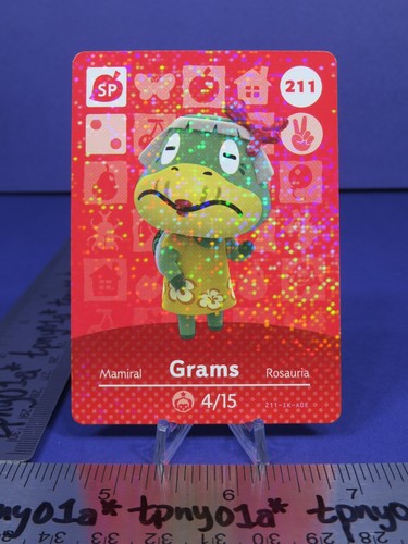 GRAMS #211 AUTHENTIC US PACK FRESH Animal Crossing Series 3 Amiibo Card ...