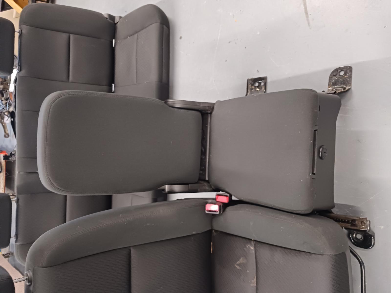 2012 SIERRA SILVERADO 1500 2 row seat set electric cloth Ext Cab AZ3 ...