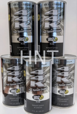 BG 44K PLATINUM New Fuel System Cleaner Additive 11oz. Can PN 208 - 5 ...