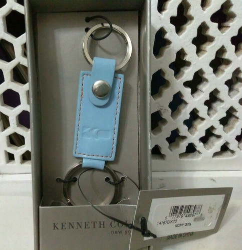 KENNETH COLE KEY FOB KEY RING BLUE NIB 77979498978 | eBay